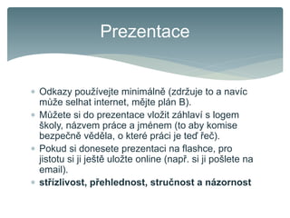Obhajoba diplomové práce | PPTX