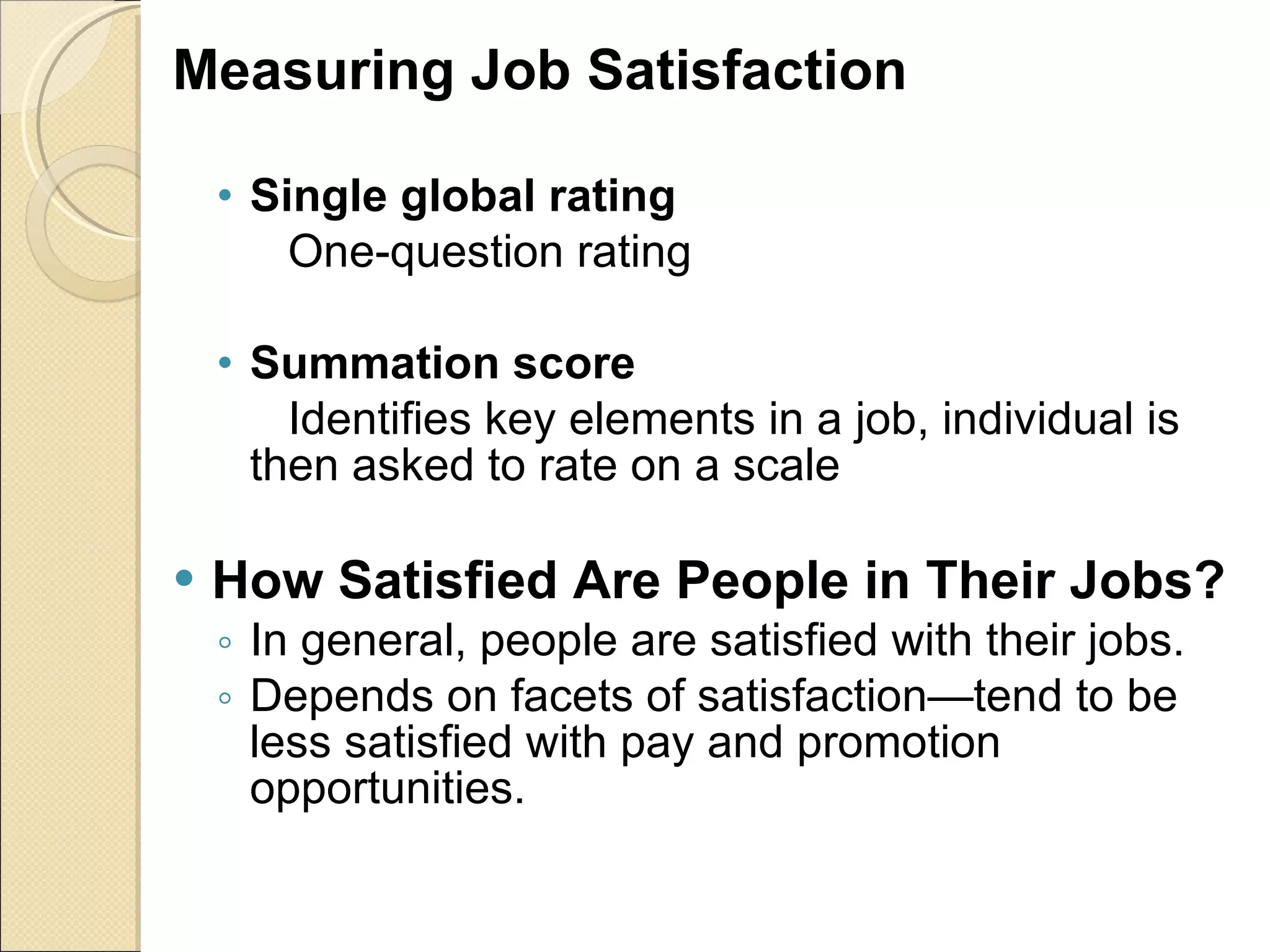 Attitude & Job Satisfaction | PPT