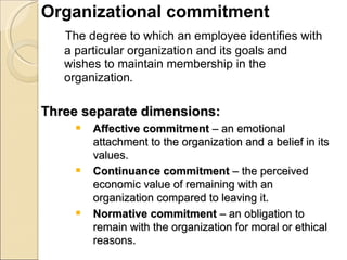 Attitude & Job Satisfaction | PPT