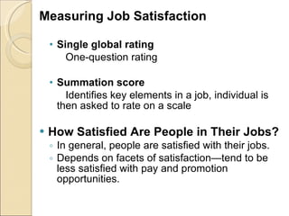 Attitude & Job Satisfaction | PPT