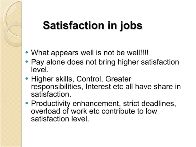 Attitude & Job Satisfaction | PPT