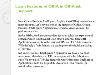 Obia job support pdf | PDF