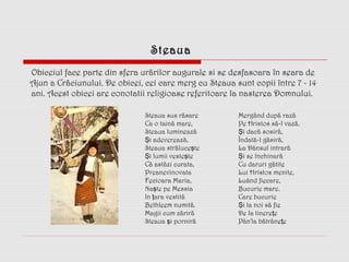 Obiceiuri de iarna la romani | PPT