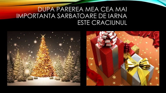 Obiceiuri si traditii de iarna | PPTX