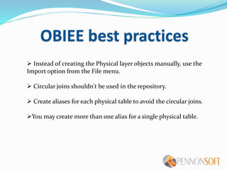 Obiee introductionbuildingreports-pennon-soft | PPT