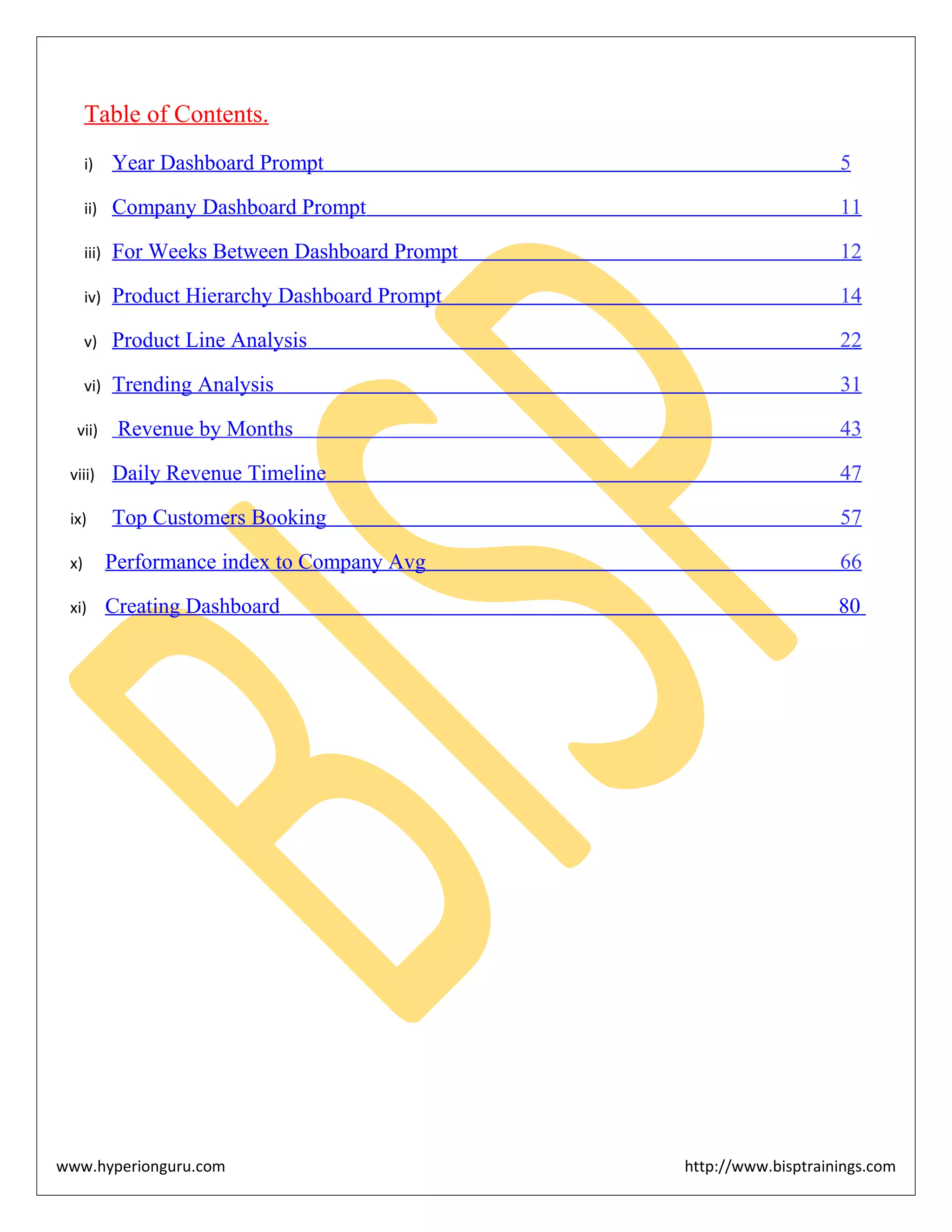 Obiee11g Building Brand Analysis Dashboard Pdf