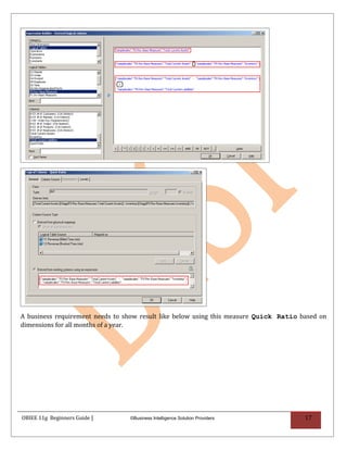 Obiee11g beginner's guide adding calculations | PDF | Databases | Computer Software and Applications