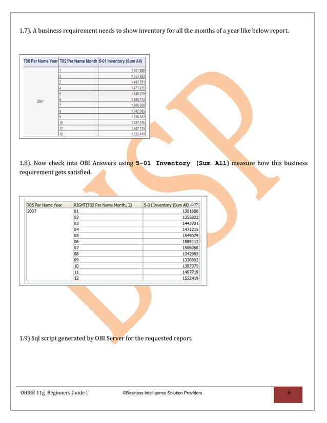 Obiee11g beginner's guide adding calculations | PDF | Databases | Computer Software and Applications