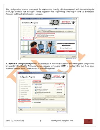 Obiee 11g installation | PDF