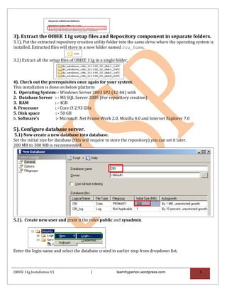 Obiee 11g installation | PDF