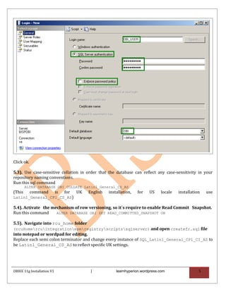 Obiee 11g installation | PDF