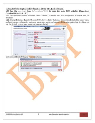 Obiee 11g installation | PDF