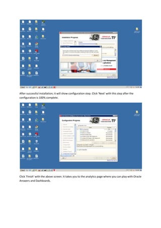 OBIEE 11g installation steps | PDF