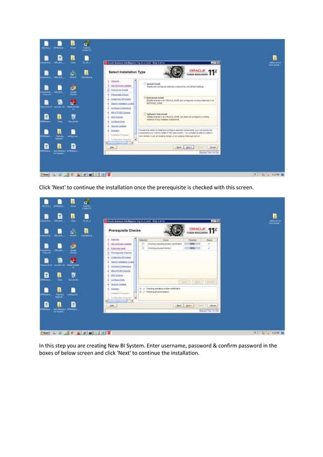 OBIEE 11g installation steps | PDF