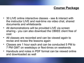 OBIEE 11G TRAINING PROGRAM | PPT | Technology & Computing