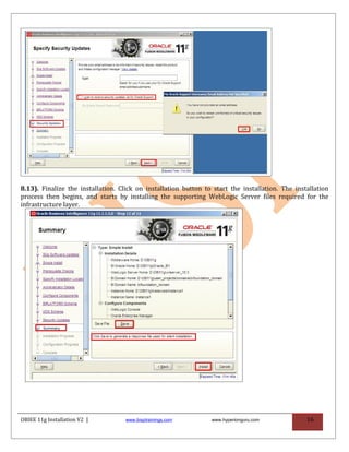 Obiee installation guide v2 | PDF