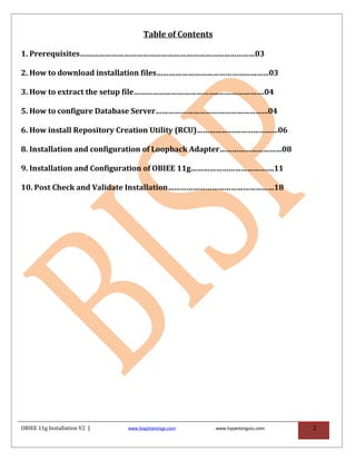 Obiee installation guide v2 | PDF