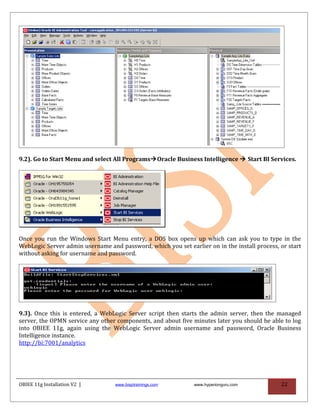 Obiee installation guide v2 | PDF