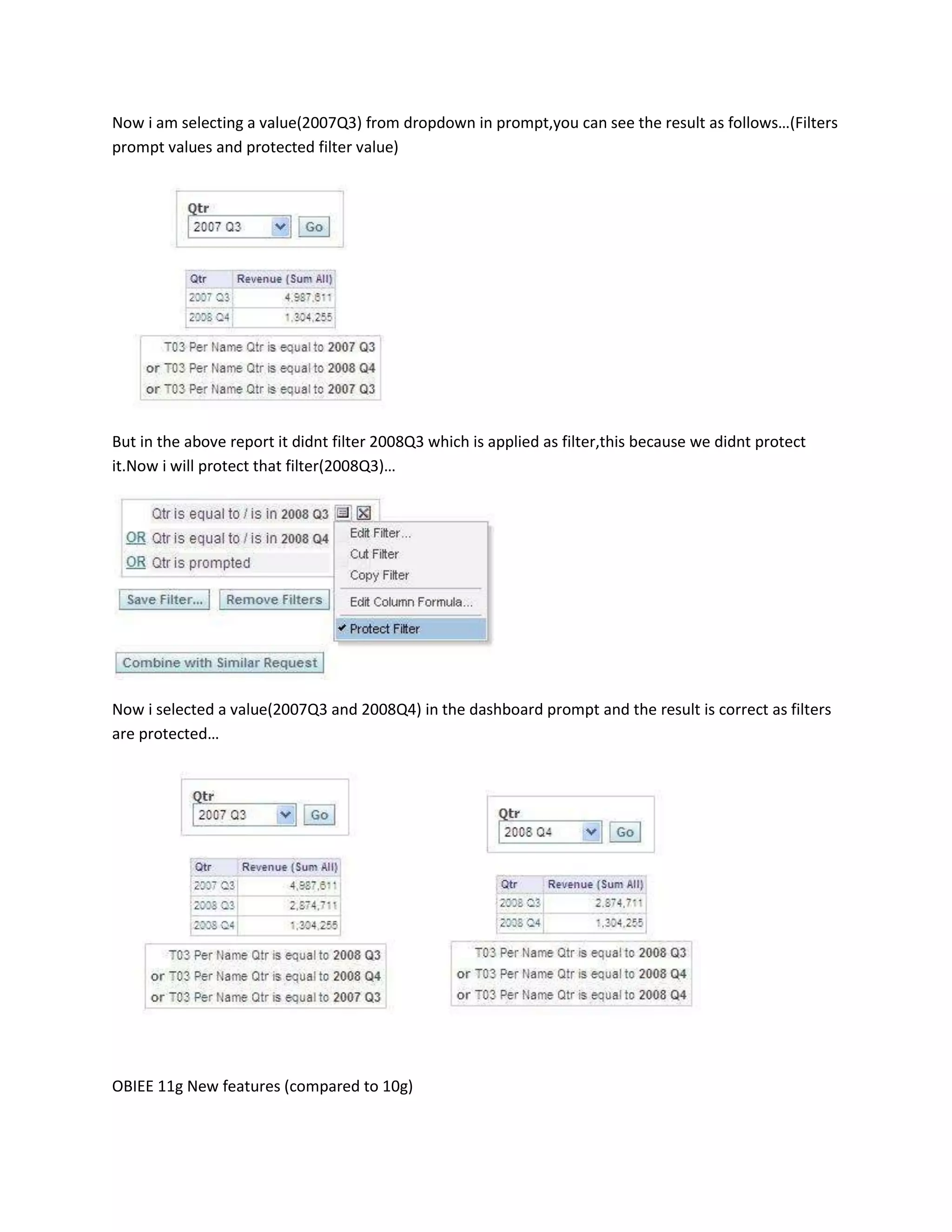 Obiee real solutions | DOCX | Databases | Computer Software and Applications