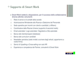 HUMAN RESOURCE MANAGER IN SMART WORK SRL | PDF