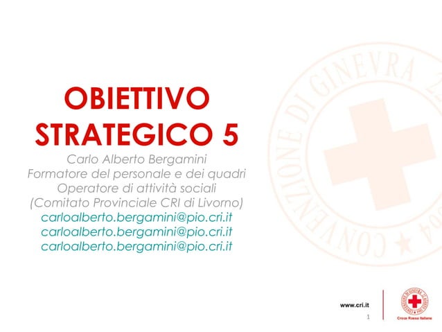 Lezione obiettivo strategico 5 | PPT