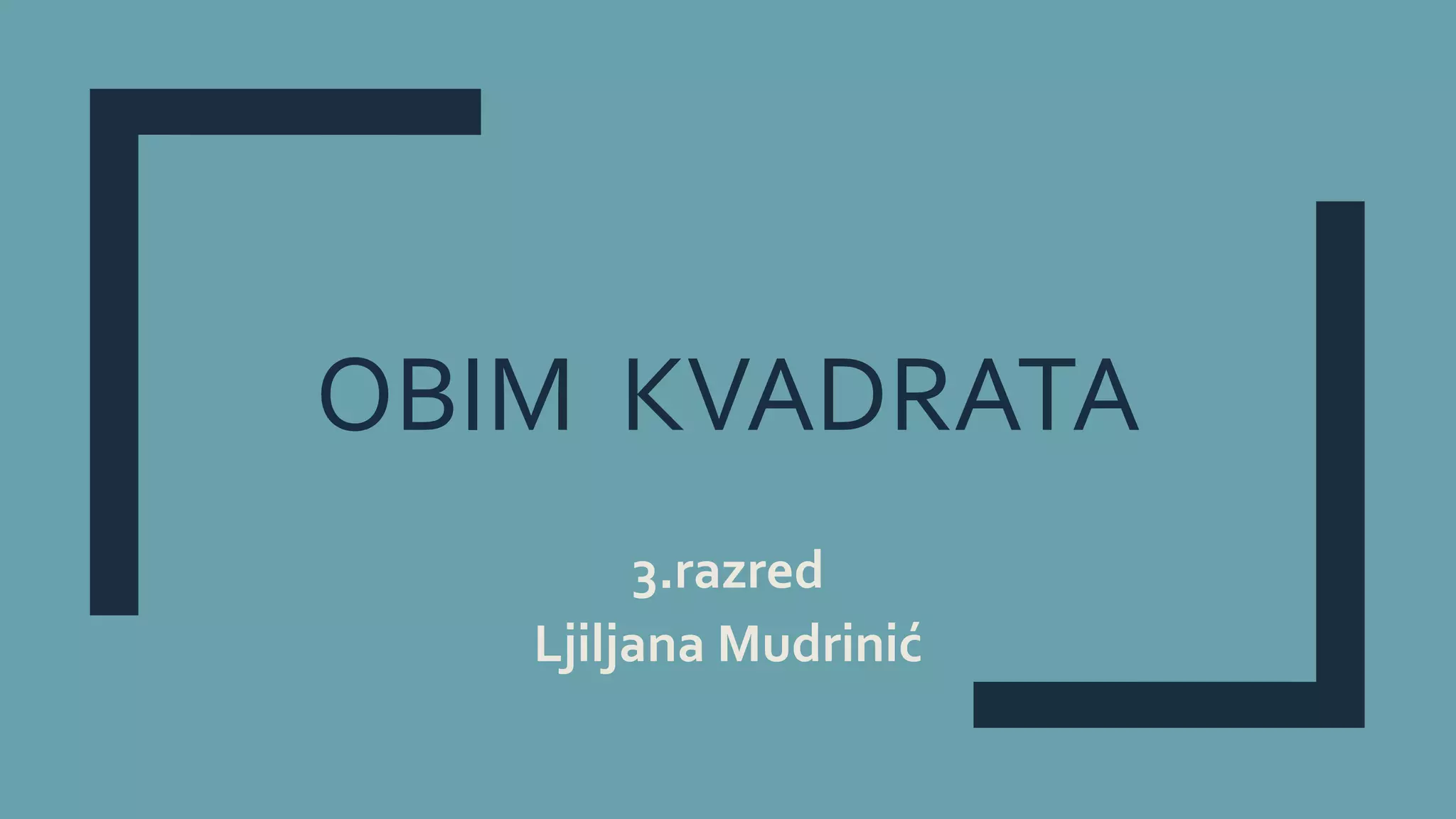 Obim kvadrata | PPTX