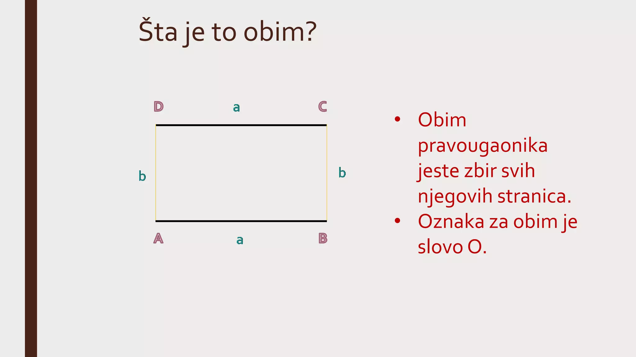 Obim pravougaonika | PPTX