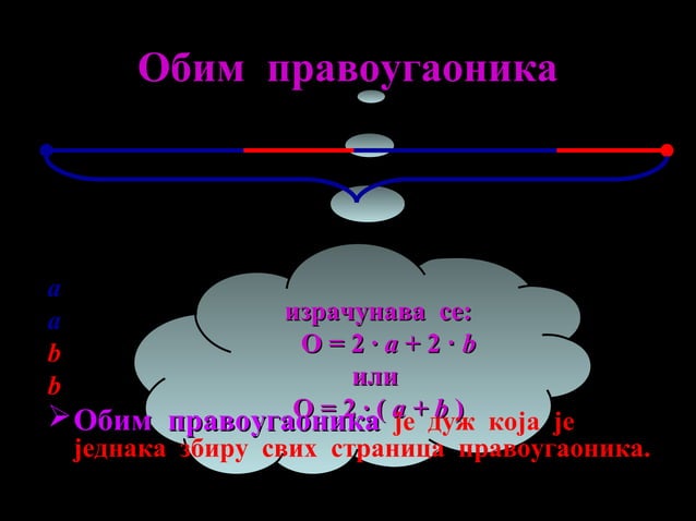 Obim pravougaonika i kvadrata obrada-iii raz | PPT