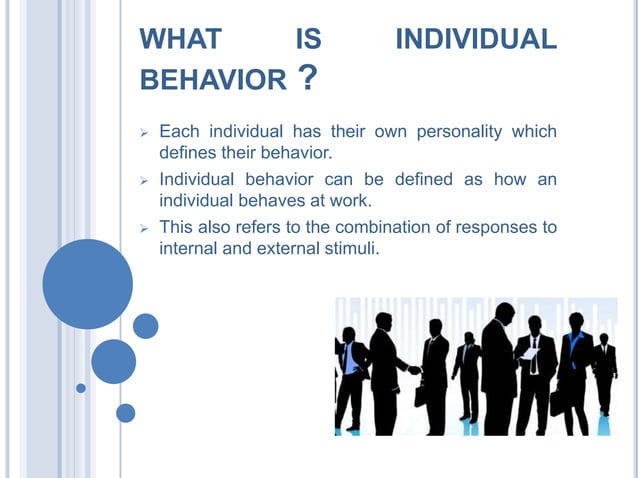 Ob individual behavior | PPTX | Science