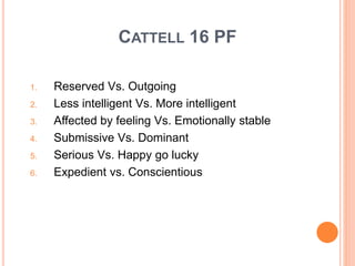 OB INDIVIDUAL BEHAVIOR PERSONALITY notes js.ppt