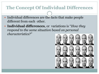 Individual differences | PPTX