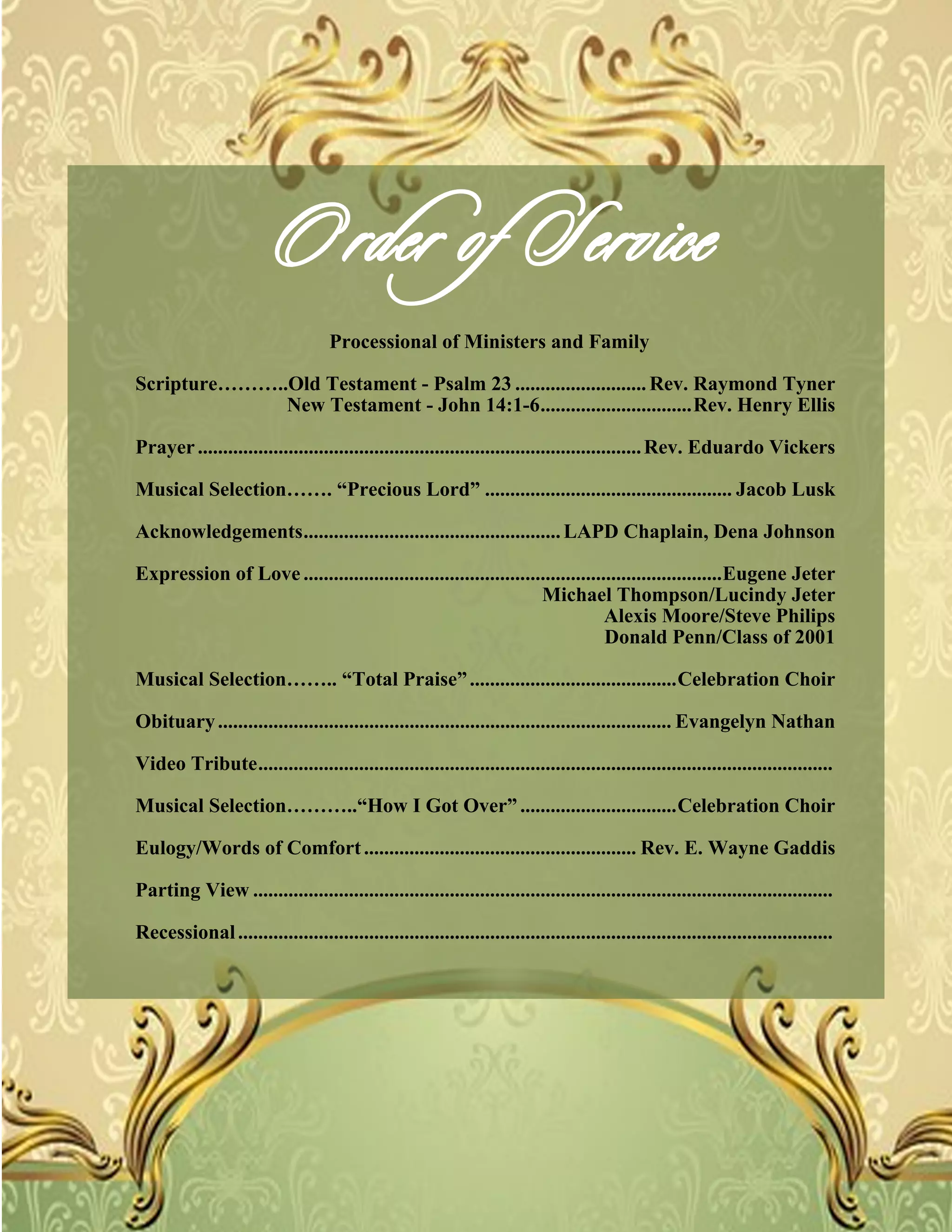 Obituary - Andrew Lavelle Price | PDF