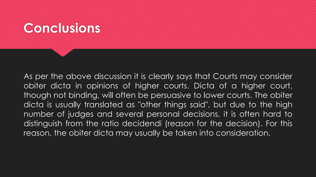 Obiter Dicta Pdf Law