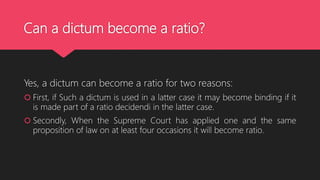 Obiter dicta | PPTX