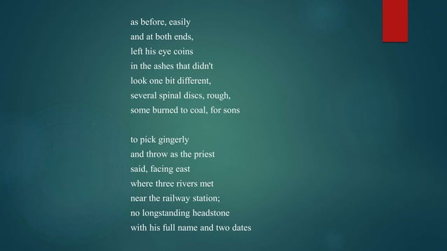 Obituary by A K Ramanujan Indian Poetry | PDF