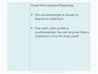 Obj. 10 Deductive Reasoning | PPT