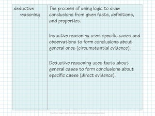 Obj. 10 Deductive Reasoning | PPT
