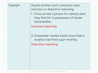 Obj. 10 Deductive Reasoning | PPT