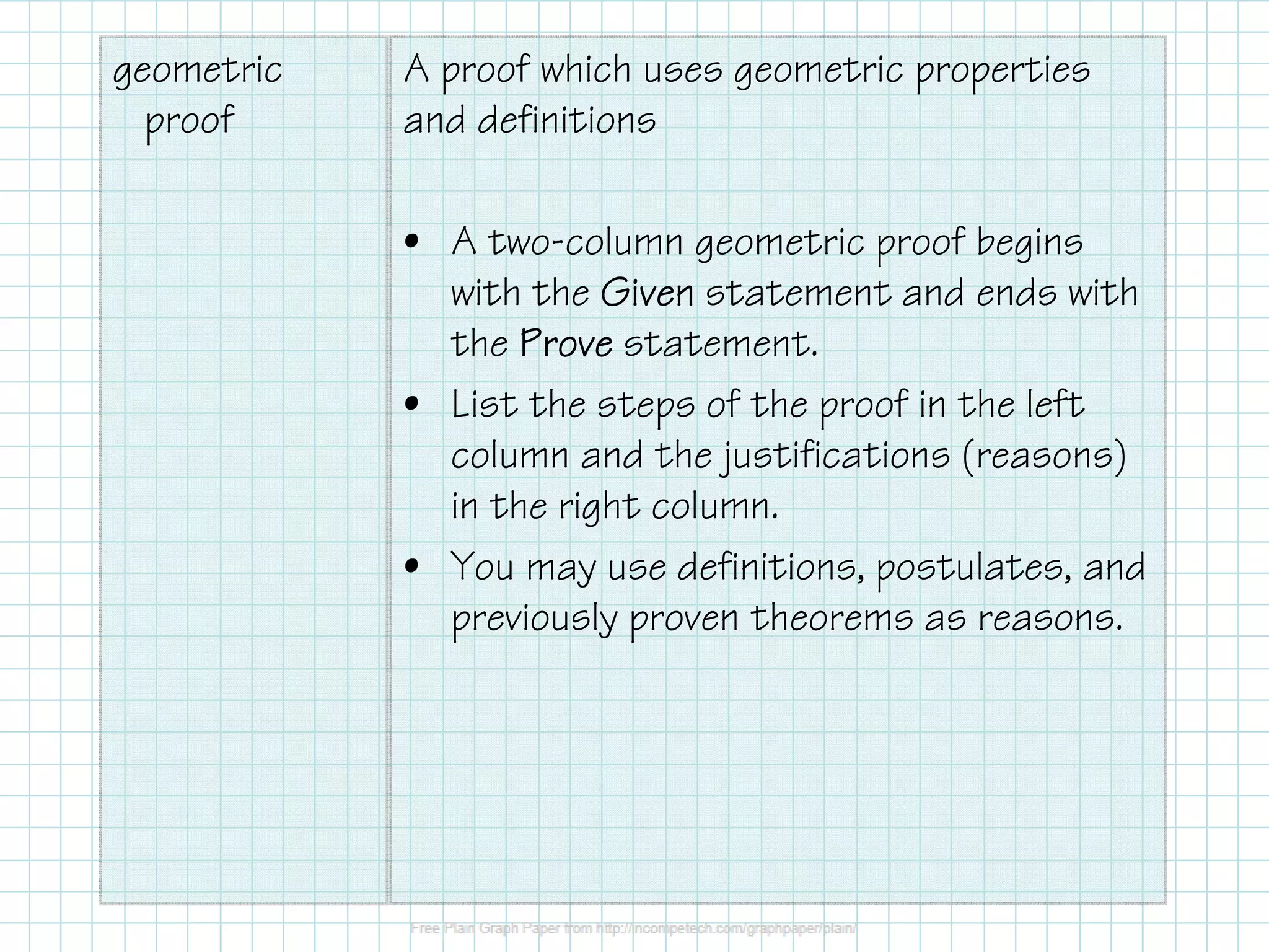Obj. 11 Geometric Proof | PDF