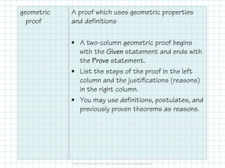 Obj. 11 Geometric Proof | PDF