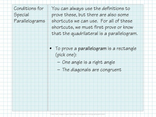 Obj. 27 Special Parallelograms | PDF
