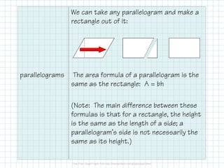 Obj. 29 Area Formulas | PDF