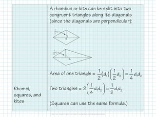 Obj. 29 Area Formulas | PDF