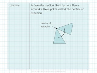 Obj. 31 Glide Reflections and Rotations | PPT