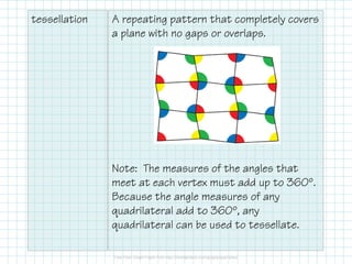 Obj. 33 Symmetry and Tessellations | PDF