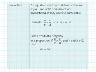 Obj. 34 Ratio and Proportion | PPT