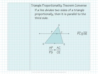 Obj. 36 Similar Triangle Properties | PPT