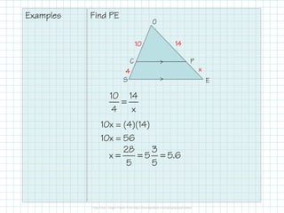 Obj. 36 Similar Triangle Properties | PPT