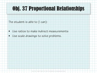 Obj. 37 Proportional Relationships | PPT