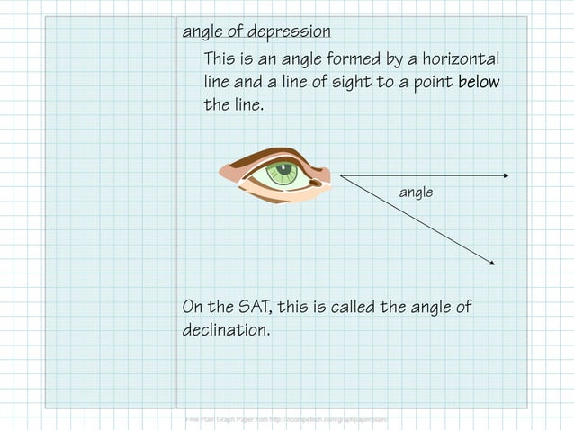 Obj. 42 Angles of Elevation and Depression | PPT